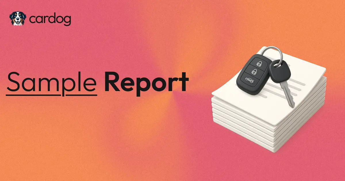 Sample Report | Cardog